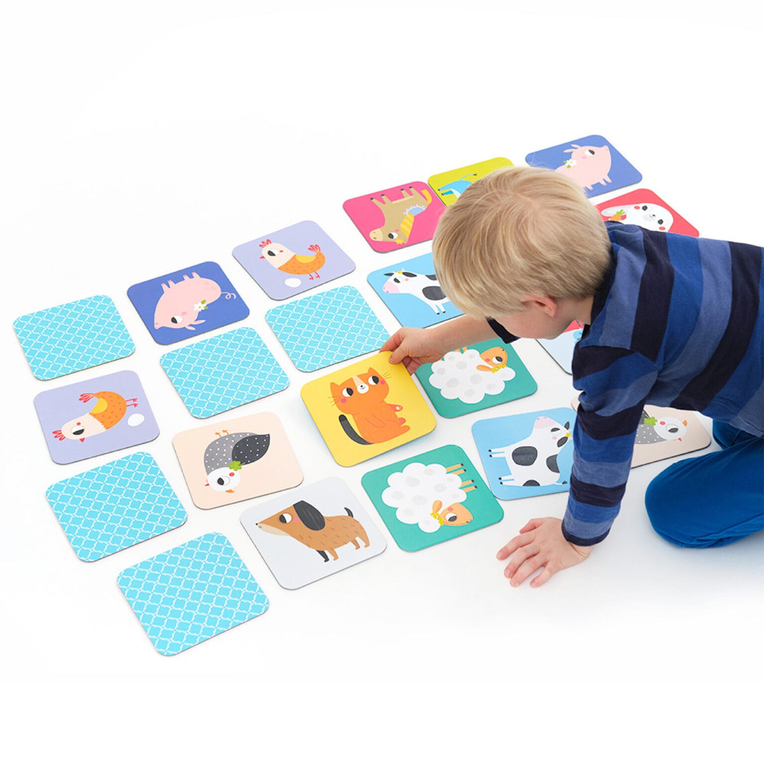 Suuuper Size Memory Game Farm Animals - Banana Panda