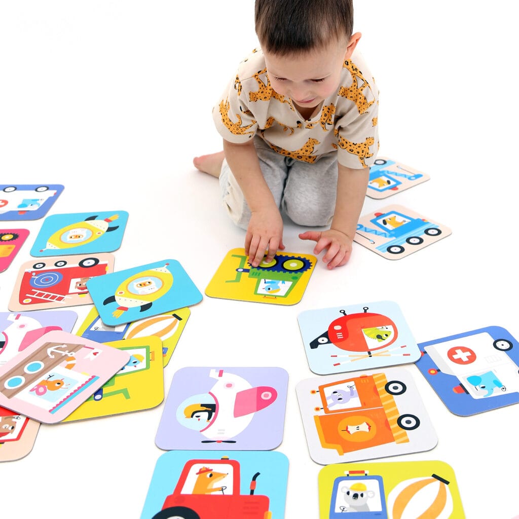 Suuuper Size Memory Game Vehicles - Banana Panda