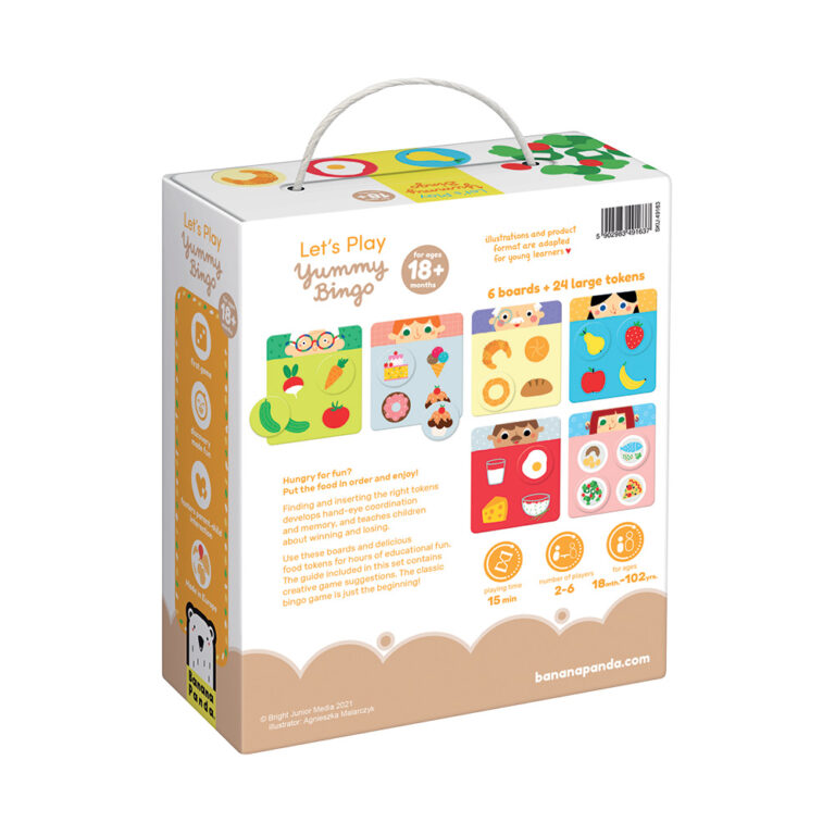 Let's Play Yummy Bingo - Banana Panda