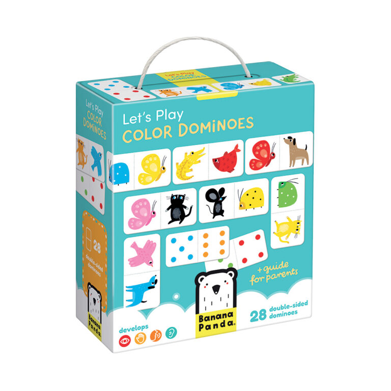 Let's Play Color Dominoes - Banana Panda