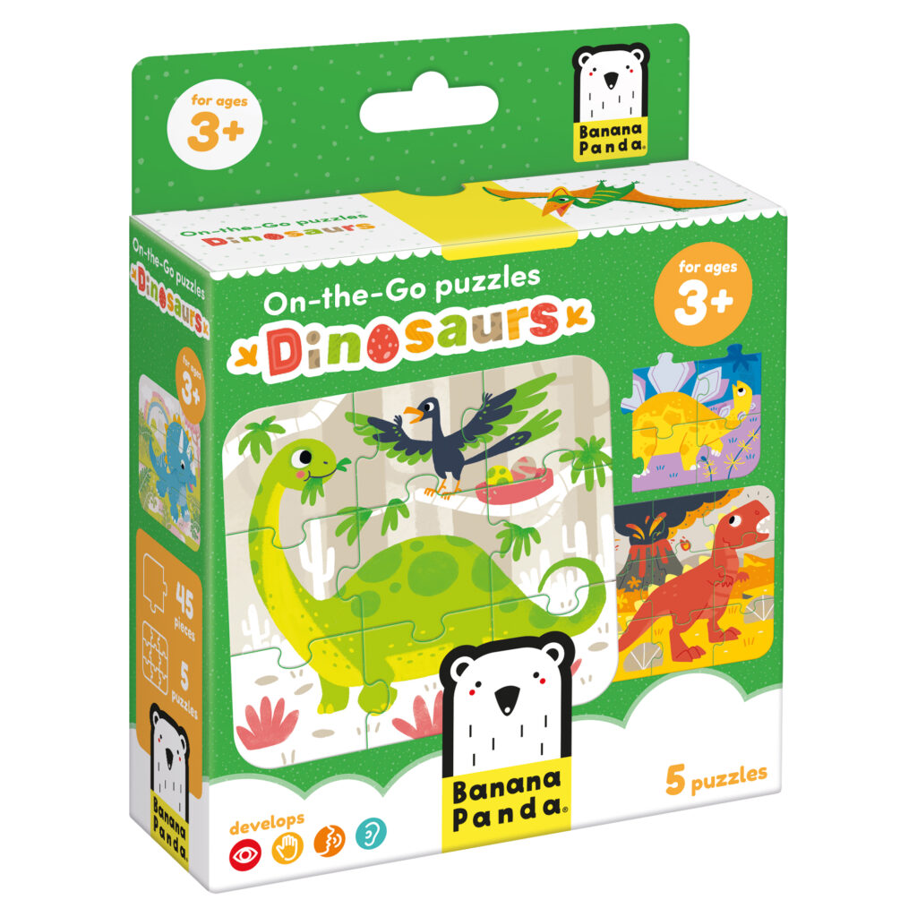 On-the-Go Puzzle Halves Animals - Banana Panda