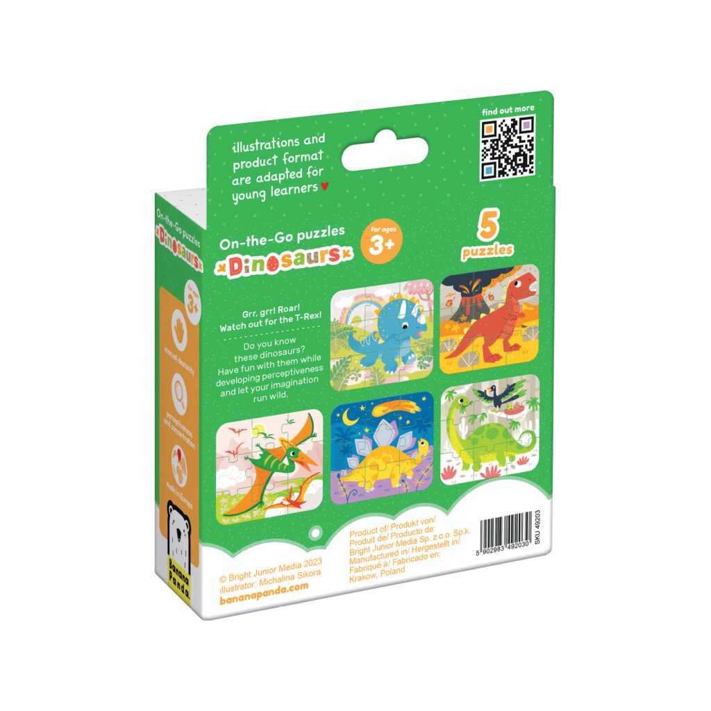 On-the-Go Puzzles Dinosaurs - Banana Panda