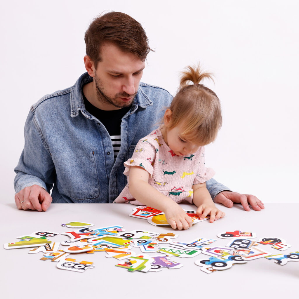 Progressive Puzzles Construction Vehicles - Banana Panda