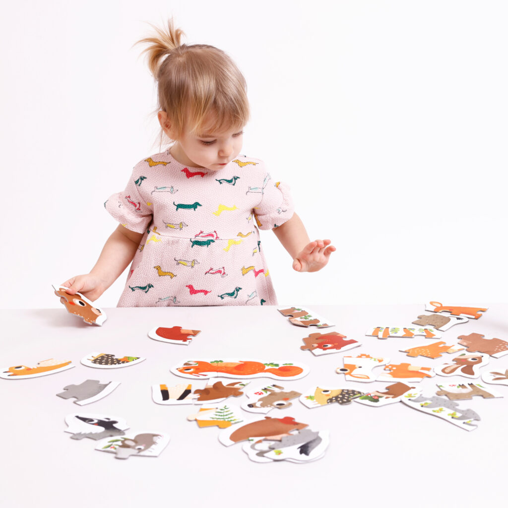 Progressive Puzzles Forest Animals - Banana Panda