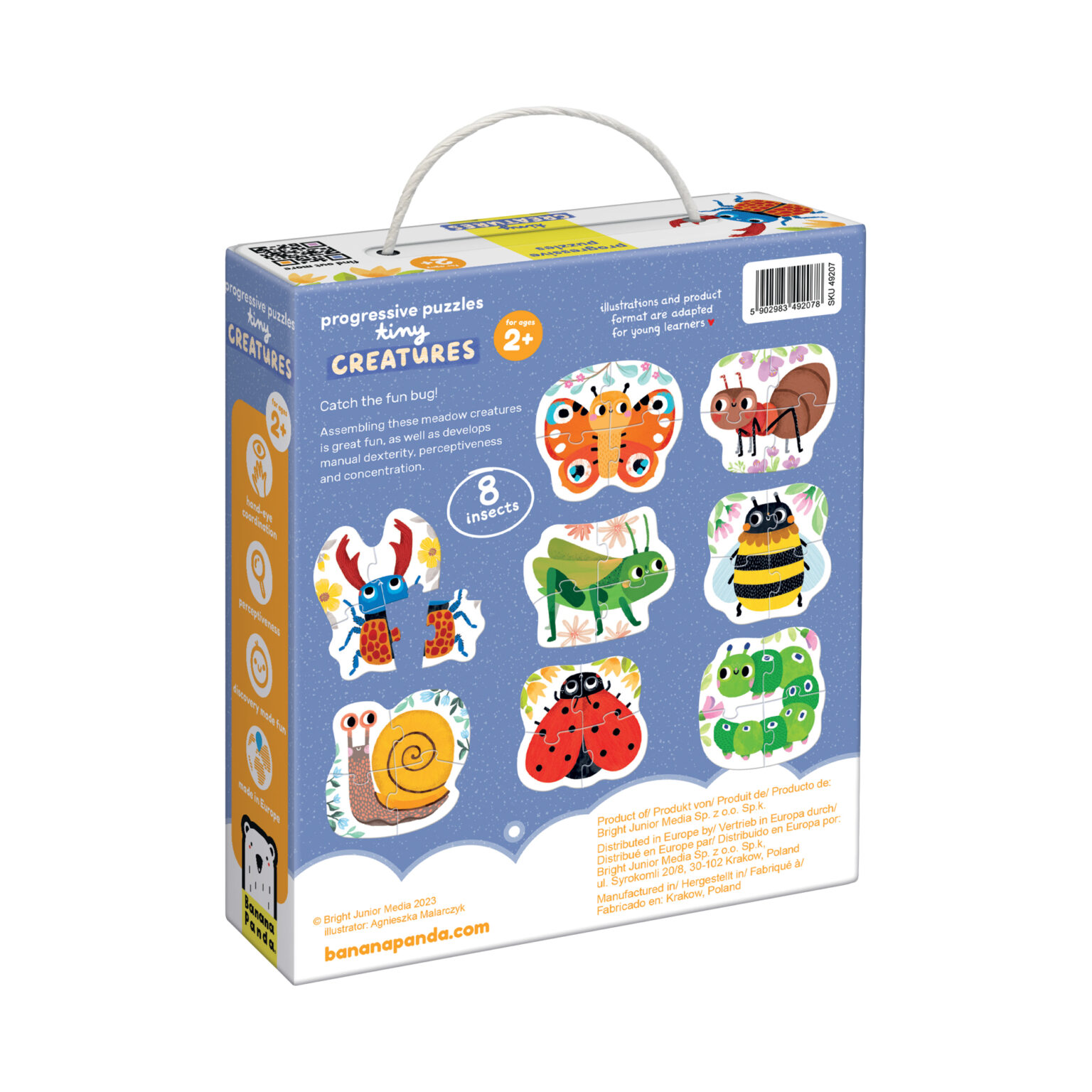 Progressive Puzzles Tiny Creatures - Banana Panda