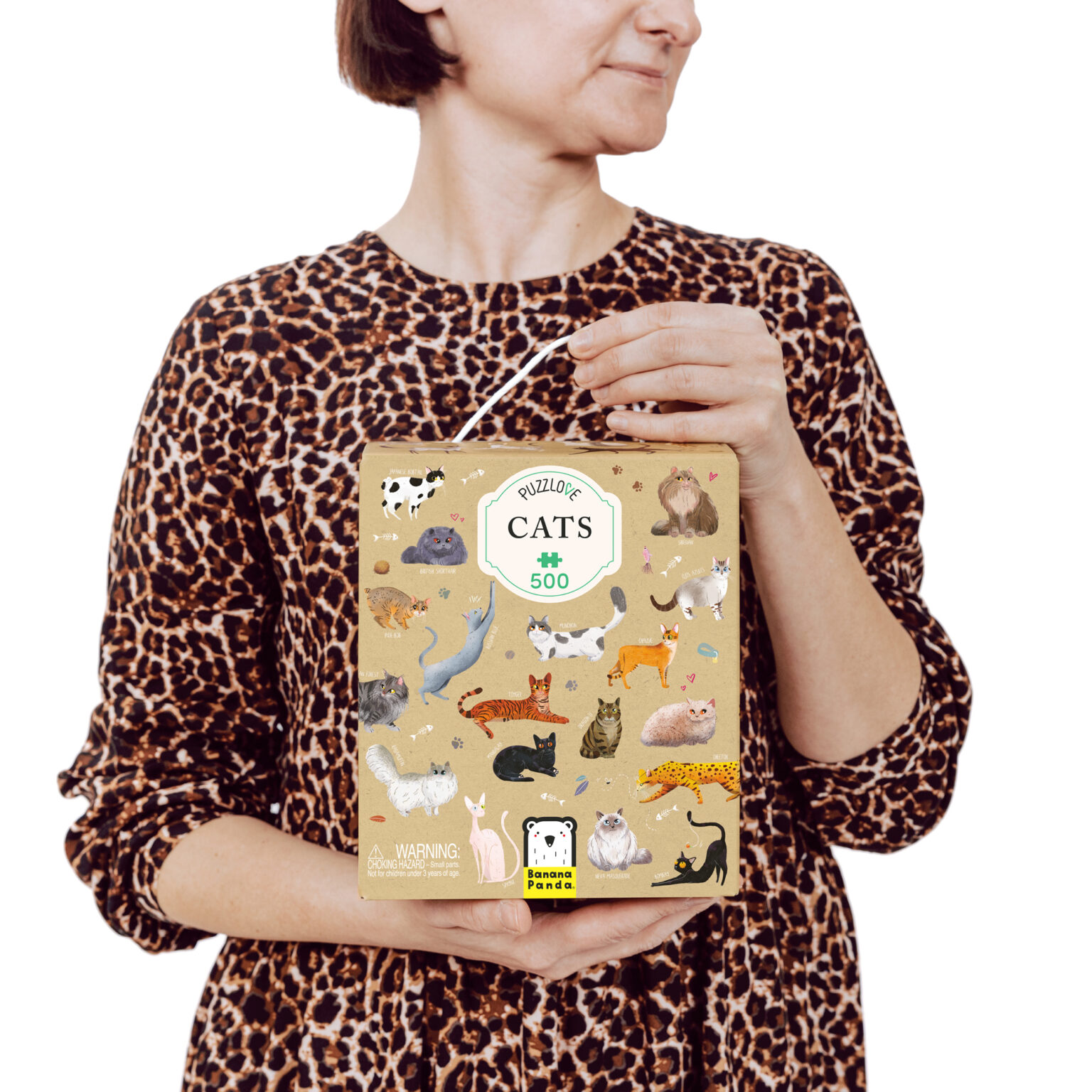 Puzzlove Cats - Banana Panda