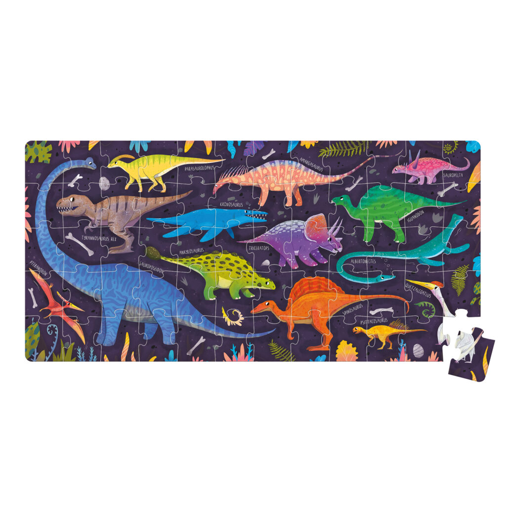 I love Dinosaurs puzzle - Banana Panda