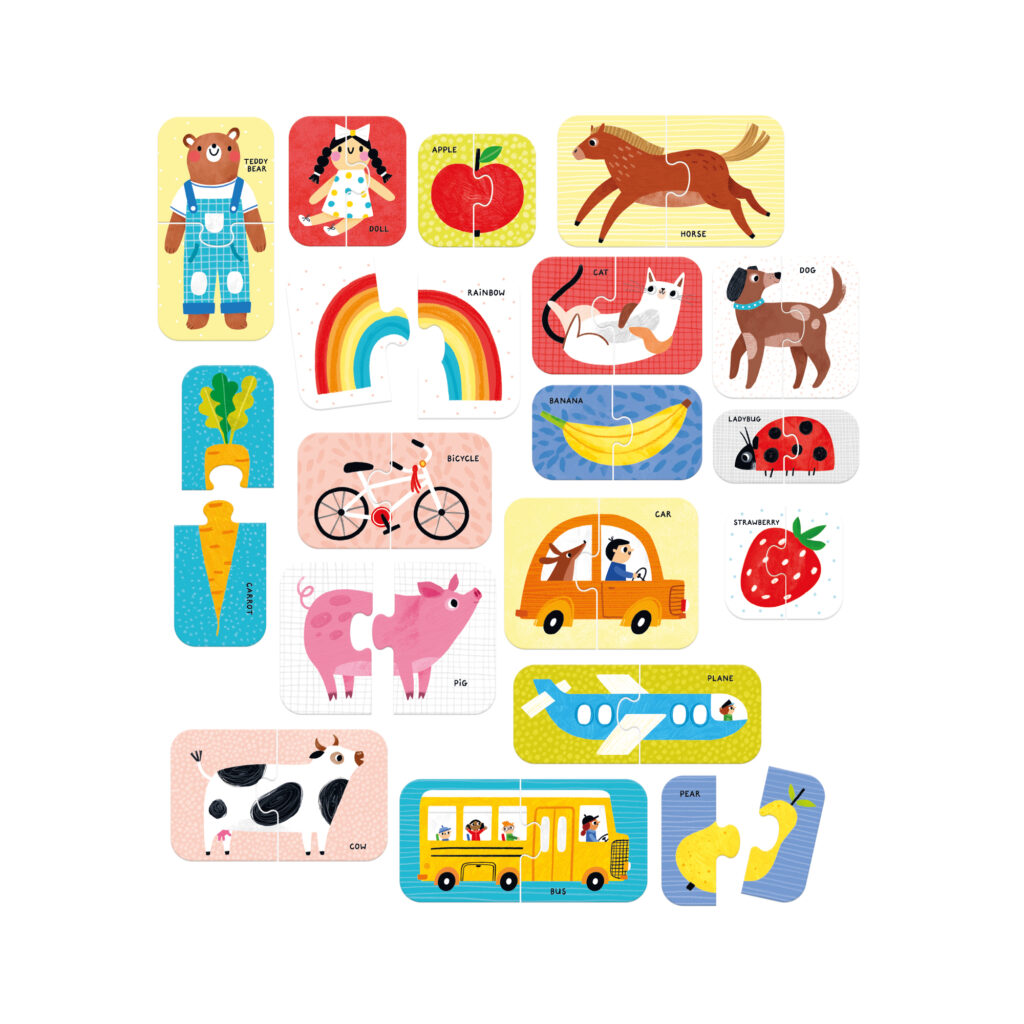 Puzzle Pairs First Words - Banana Panda