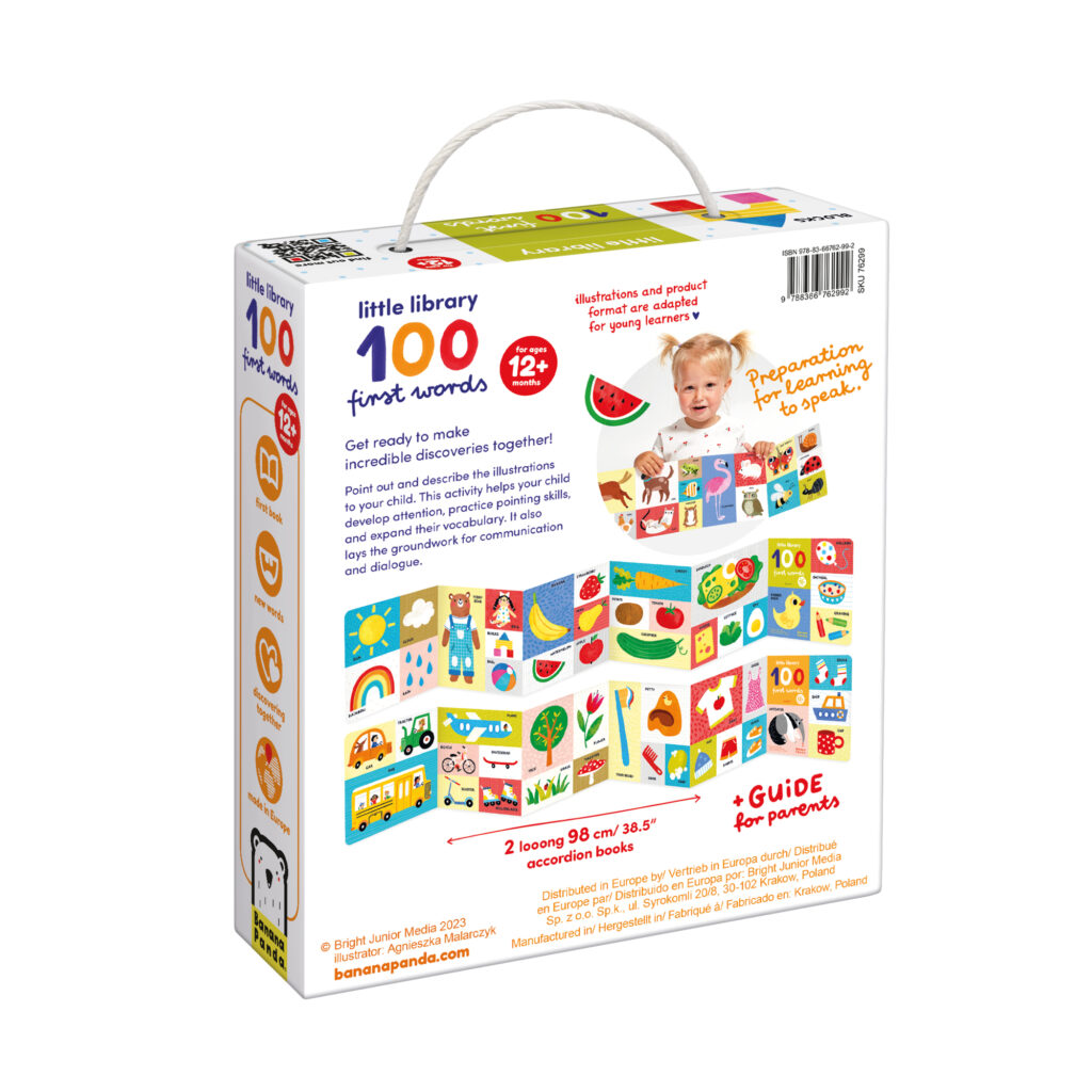 Little Library 100 First Words - Banana Panda