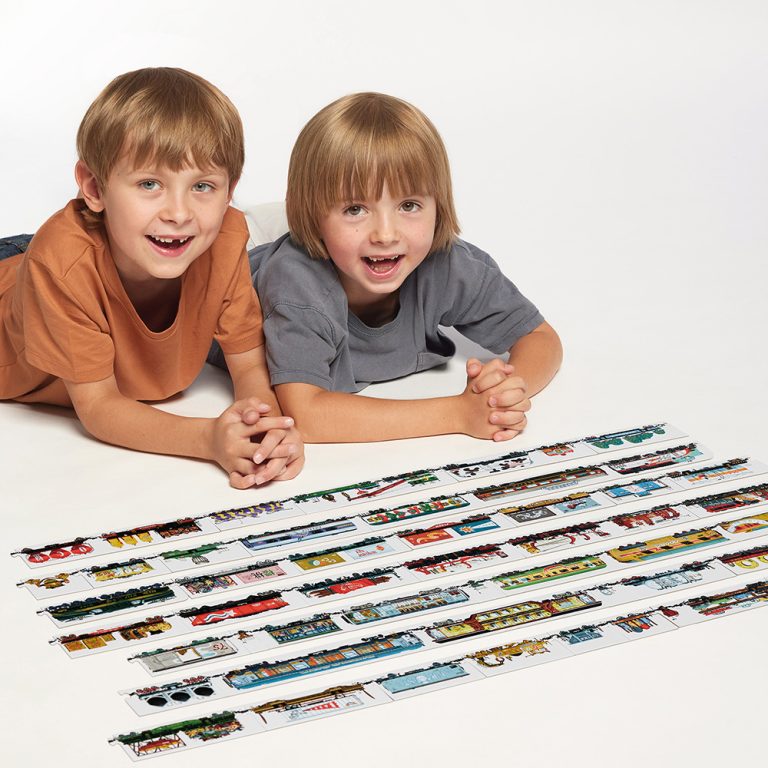Mix and Match Puzzle Trains - Banana Panda